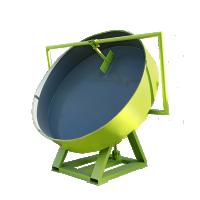 China Adjustable Disc Fertilizer Granulator Machine For Cow Dung Pellet Making for sale