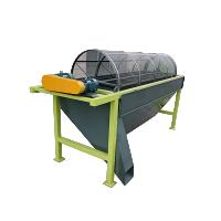 China Stationary Compact Trommel Screener Equipment Anti Clogging For Fertilizer for sale