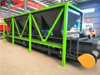 China High-quality steel Wheel Loader Feeding Bin with continuous uniform feeding and anti-blocking paddle device for fertilizer batching machine for sale