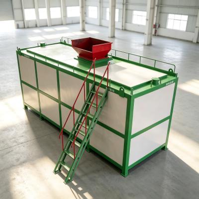 China Compost Fertilizer Machine Designed for Continuous Production of Organic Fertilizer with Closed Aerobic Fermentation Tank for sale