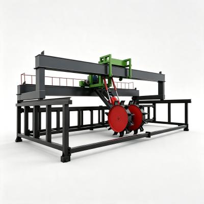 China Impeller Type Compost Turner for Large-Scale Organic Waste Fermentation with 1.5-3 Meters Turning Depth and 30 Meters Working Span for sale