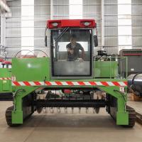 China Compost Fertilizer Machine with 2.5m Turning Width, Weichai Diesel Engine, and Microbial Agent Spraying System for Organic Waste Fermentation for sale