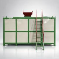 China Fully Automatic PLC + Touch Screen Horizontal Fermentation Tank for 80℃ to 110℃ High-Temperature 10-Hour Harmless Treatment of Organic Waste for sale
