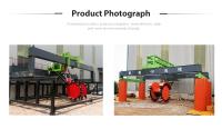 China Large Span Wheel Disc Compost Turner for Deep Turning Organic Waste with Intermediate Chain Transmission for sale