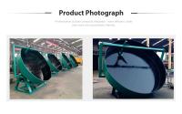 China Fertilizer Granulator Machine with Integral Arc Design, Non-power Scraper, and Adjustable Disc Angle for High Granulation Rate for sale