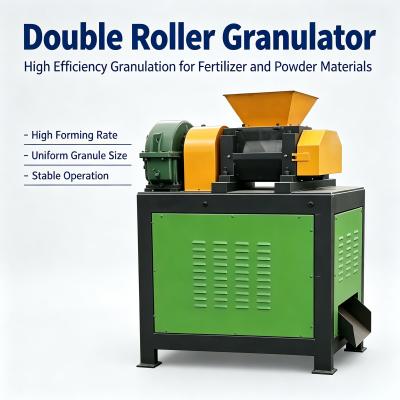 China Double Roller Extrusion Granulator for Dry Granulation at Room Temperature with One-Step Forming and Wide Material Adaptability for sale