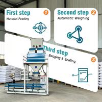 China Automatic Quantitative Weighing Packaging Machine with High-quality Steel and High Precision Sensor for 300-480 Bags/Hour for sale