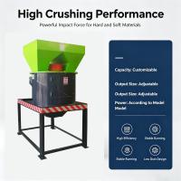 China Vertical Fertilizer Crusher Machine with Hard Alloy Blades for High Moisture Organic Material Grinding to Fine Output Below 1mm for sale