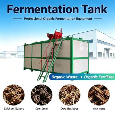 China Fully Automatic PLC Controlled Horizontal Fermentation Tank with 80℃ to 110℃ High Temperature for Compact 10-30㎡ Spaces for sale