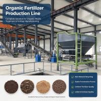 China High Automation Organic Fertilizer Production Line Aerobic Fermentation Granulation Packaging Line for Agricultural Waste Treatment for sale