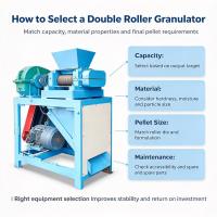 China No Drying Required Double Roller Extrusion Granulator Dry Granulation Machine with Adjustable Pellet Diameter 4-10mm and High Granulation Rate ≥85% for sale