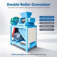 China No Drying Required Double Roller Extrusion Granulator Dry Granulation Machine with Adjustable Pellet Diameter 4-10mm and High Granulation Rate ≥85% for sale