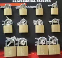 China Small Brass Copper Coating Iron 38mm Padlock Heavy Duty for sale