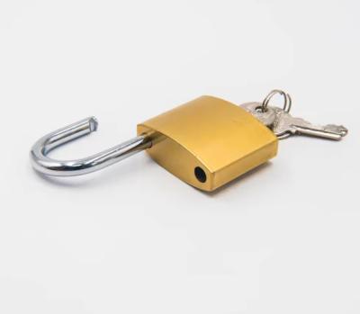 China Bulk Small Padlock 25mm 38mm Imitation Copper Brass Custom for sale