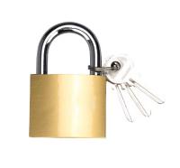 China Security Imitation Copper Padlock 32mm 38mm 50mm Iron Keyed Alike Padlocks for sale