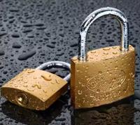 China Flat Key Imitation Copper Padlock Brass 40mm 70MM OEM for sale