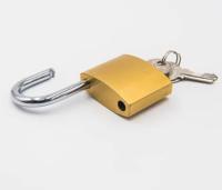 China Bulk Hardened Steel Imitation Copper Padlock 38mm For Outdoor for sale