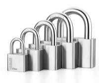 China 60MM 30MM 304 Stainless Steel Padlock Keyed Alike Rust Proof 100 Pack for sale
