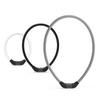 China Safety Folding PVC Bicycle Padlock 4 Digit Resettable Combination for sale