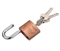 China Indoor Bulk Padlocks Keyed Alike Weatherproof Iron Red Bronze for sale