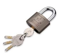 China Waterproof 63mm Outdoor Copper Padlock Keyed Alike Silver Gray for sale