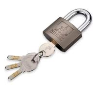 China Indoor Brass Imitation Copper Padlock 50mm Long Shackle for sale