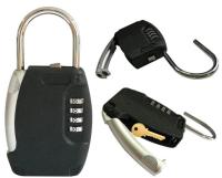 China Small Security Password Key Box With Hook Zinc Alloy Wall Mounted for sale