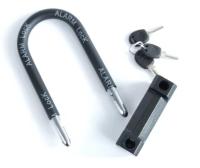 China Lightweight U Shaped Bicycle Lock Metal Pull Out Password OEM for sale