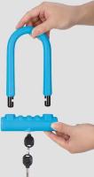 China Antitheft MTB Silicone U Shaped Padlock Key Safety For Road Bike for sale