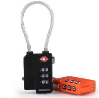 China Password Combo TSA Luggage Lock For Backpack Zipper High Security for sale