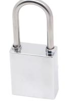 China Security Silver Stainless Steel Padlock in Heavy Duty Design for sale