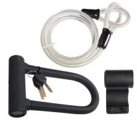 China Outdoor Bicycle Padlock With Key Theft Proof Compact Steel for sale