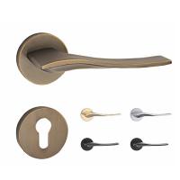 China Stainless Steel Interior Door Locks and Handles with Single Cylinder Design for sale
