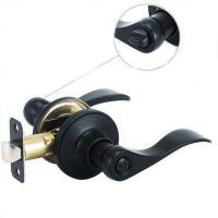 China Stainless Steel Interior Door Locks and Handles with Single Cylinder Design for sale