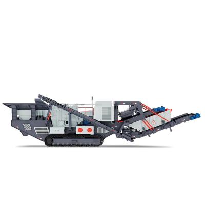 China 200 Tph Portable Mobile Impact Crusher Plant in with Lifelong Spare Parts Supply for sale