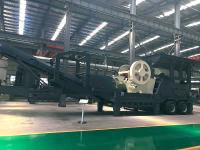 China AC Motor Mobile Construction Waste Crusher Plant with and 70-300tph Capacity for sale