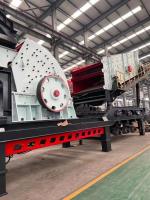 China Iron Gray Portable Mining Limestone Mobile Stone Impact Screen Rock Crusher Y3S1548F1010 for sale