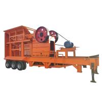 China Advanced Technology Mobile Jaw Crusher with Vibrating Screen and Feeder 1 for sale