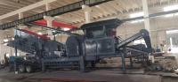 China Mobile Granite Impact Crusher Machine 100 T/H Customized Request Outlet Size 50-100mm for sale