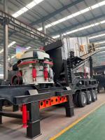 China AC Motor High Capacity Mobile Cone Crusher and Screening Plant for Stone Crushing for sale