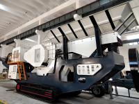 China 50-100mm Outlet Size Portable Integration Type Impact Crusher for Stone Quarry Crusher for sale