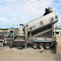 China Mobile Gravel Plants and Mobile Aggregate Cone Crusher with Perfect After-sales Service for sale
