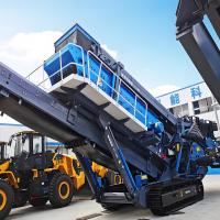 China 150tph Crawler Mobile Stone Impact Crusher Aggregate Rock Crushing Line Prices for sale