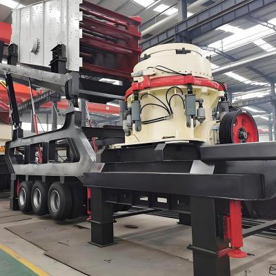 China Customization Mobile Cone Crushing and Screening Station with 75-264.5kw Motor Power for sale