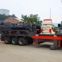China Customization Mobile Cone Crushing and Screening Station with 75-264.5kw Motor Power for sale