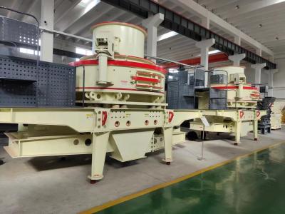 China 60-520tph Sand Vertical Shaft Impact Crusher for Construction Aggregate Inlet Size 40mm for sale