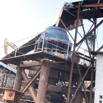 China 30-280kw Motor Power Customization Spring Cone Crusher for Medium Hardness Brittle Ore for sale