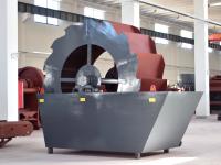 China Advanced Technology Wheel Sand Washer Manufactured by 's Leading Speed of Screw 21rpm for sale