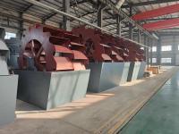 China 20-60t/h Water Consumption Wheel Sand Washer for in Various Industries for sale