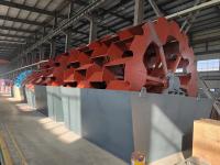 China Motor Power 5.5-18.5kw Water Consumption 20-60t/h Experienced Wheel Sand Washer for sale